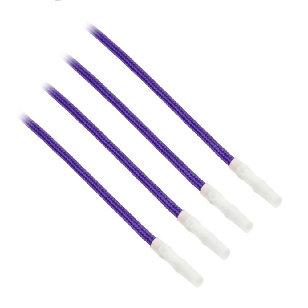 CableMod ModFlex™ Sleeved Wires - Purple 16 inch - 4 Pack