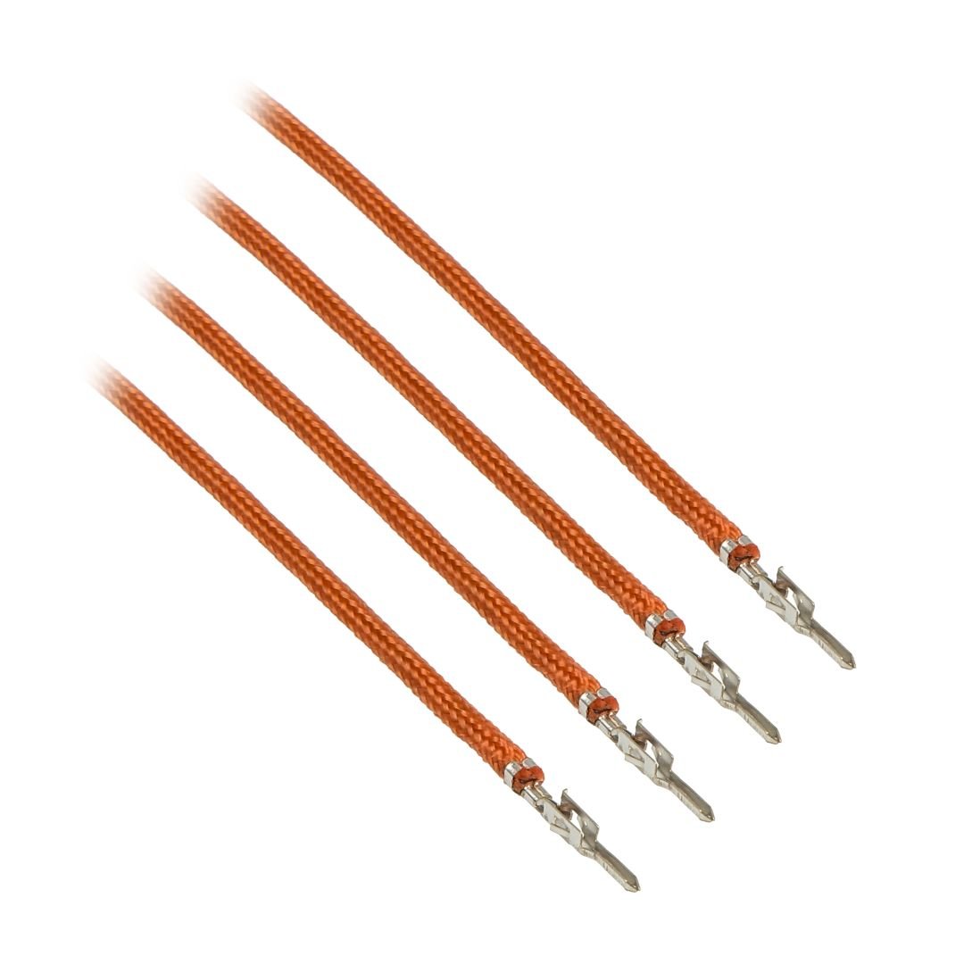 CableMod ModFlex™ Sleeved Wires – Orange 24 inch – 4 Pack – CableMod
