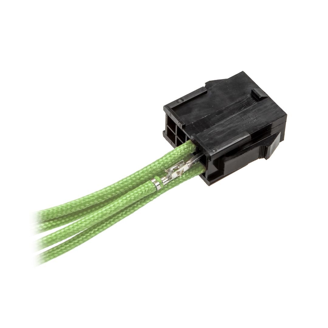 CableMod ModFlex™ Sleeved Wires - Light Green 8 inch - 4 Pack - CableMod