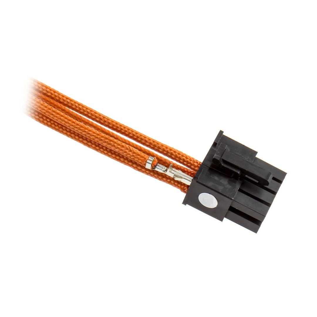 CableMod ModFlex™ Sleeved Wires - Orange 8 inch - 4 Pack