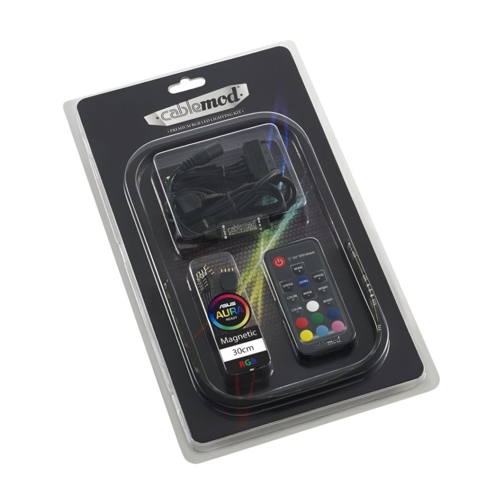 CableMod WideBeam Magnetic RGB LED Kit - 30cm