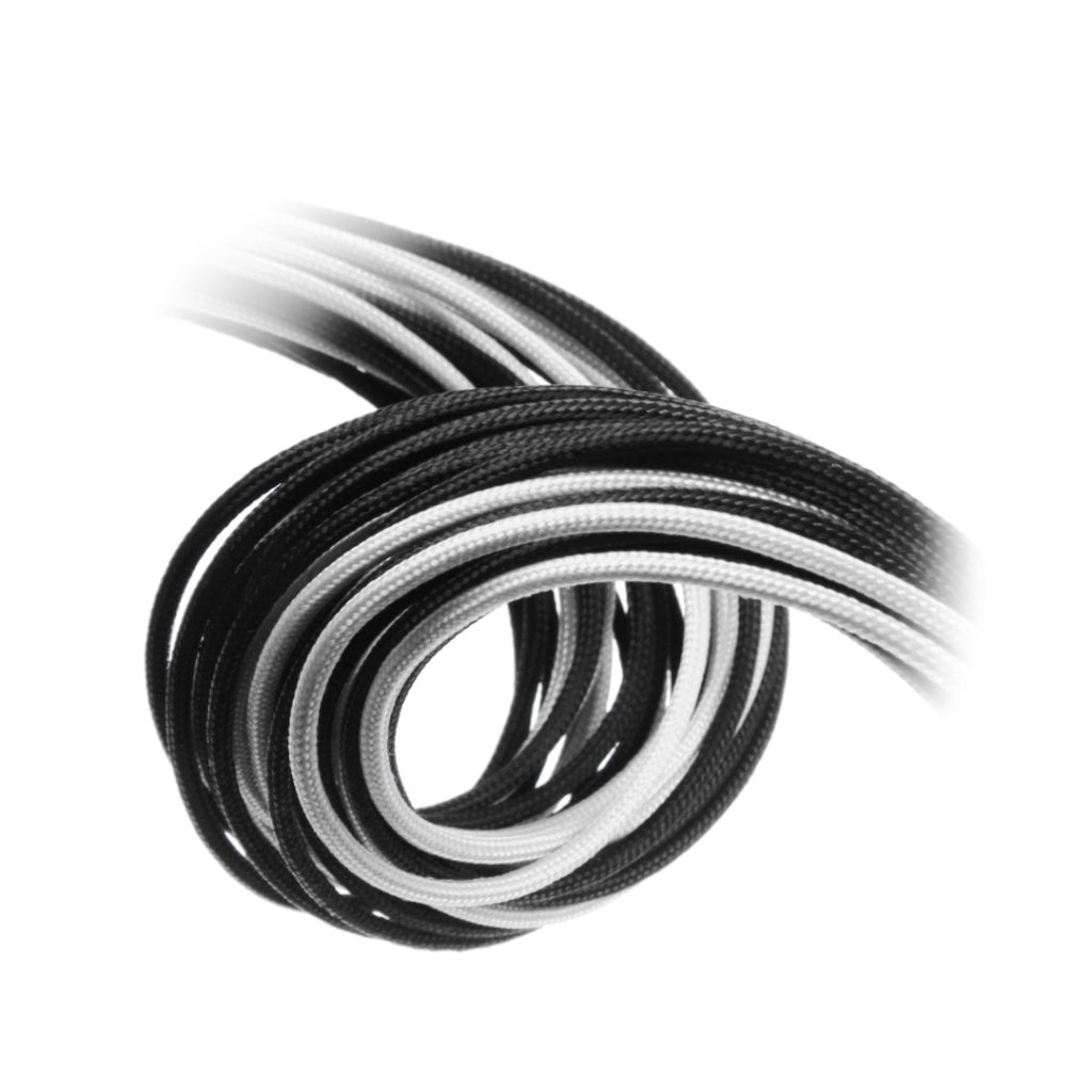 CableMod ST-Series ModFlex Cable Kit for Silverstone - BLACK / WHITE