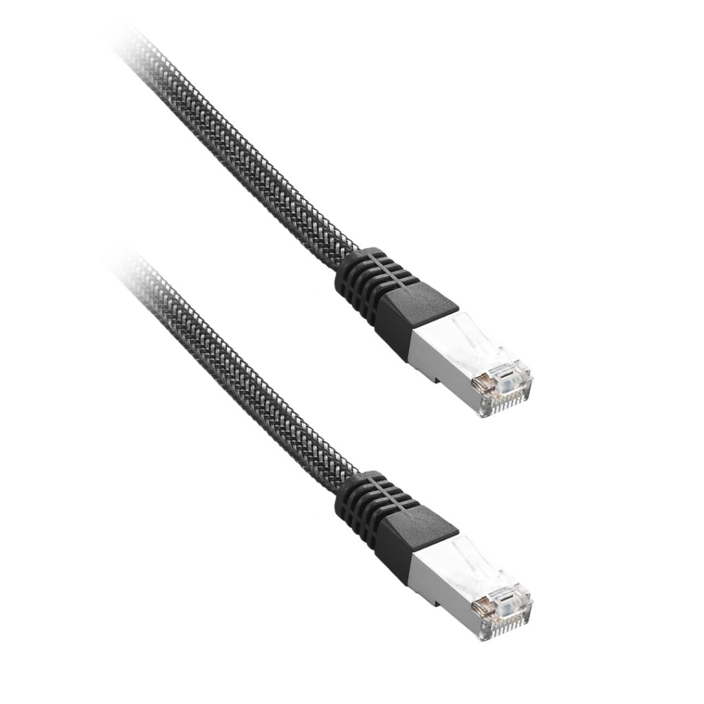 CableMod ModMesh™ Cat 6 Ethernet Cable - 1m - CARBON