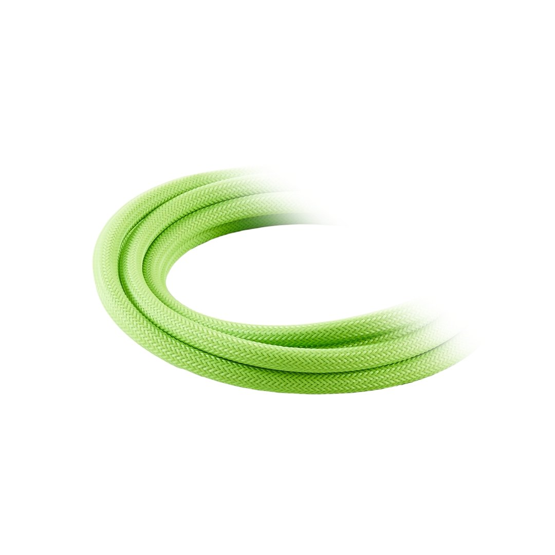 CableMod ModMesh™ Cat 6 Ethernet Cable - 1m - LIGHT GREEN