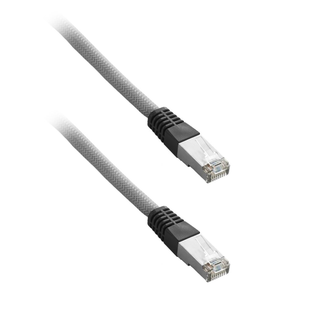 CableMod ModMesh™ Cat 6 Ethernet Cable - 1m - SILVER