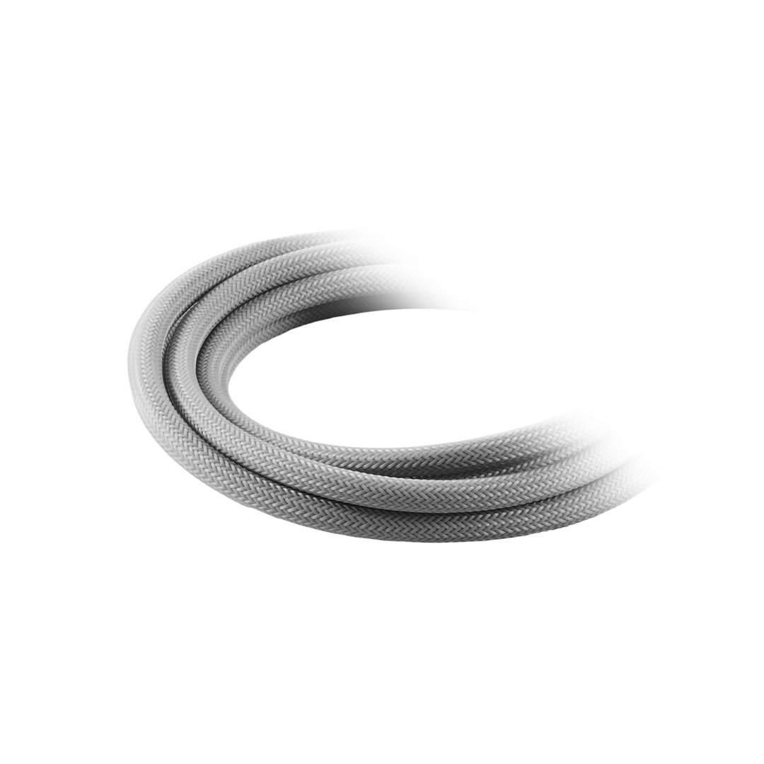 CableMod ModMesh™ Cat 6 Ethernet Cable – 1m – SILVER – CableMod