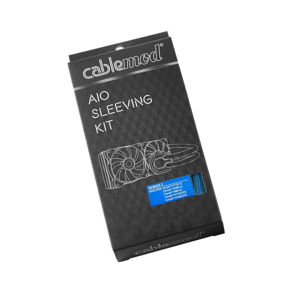 CableMod AIO Sleeving Kit Series 1 for Corsair® Hydro Gen 2 - LIGHT BLUE