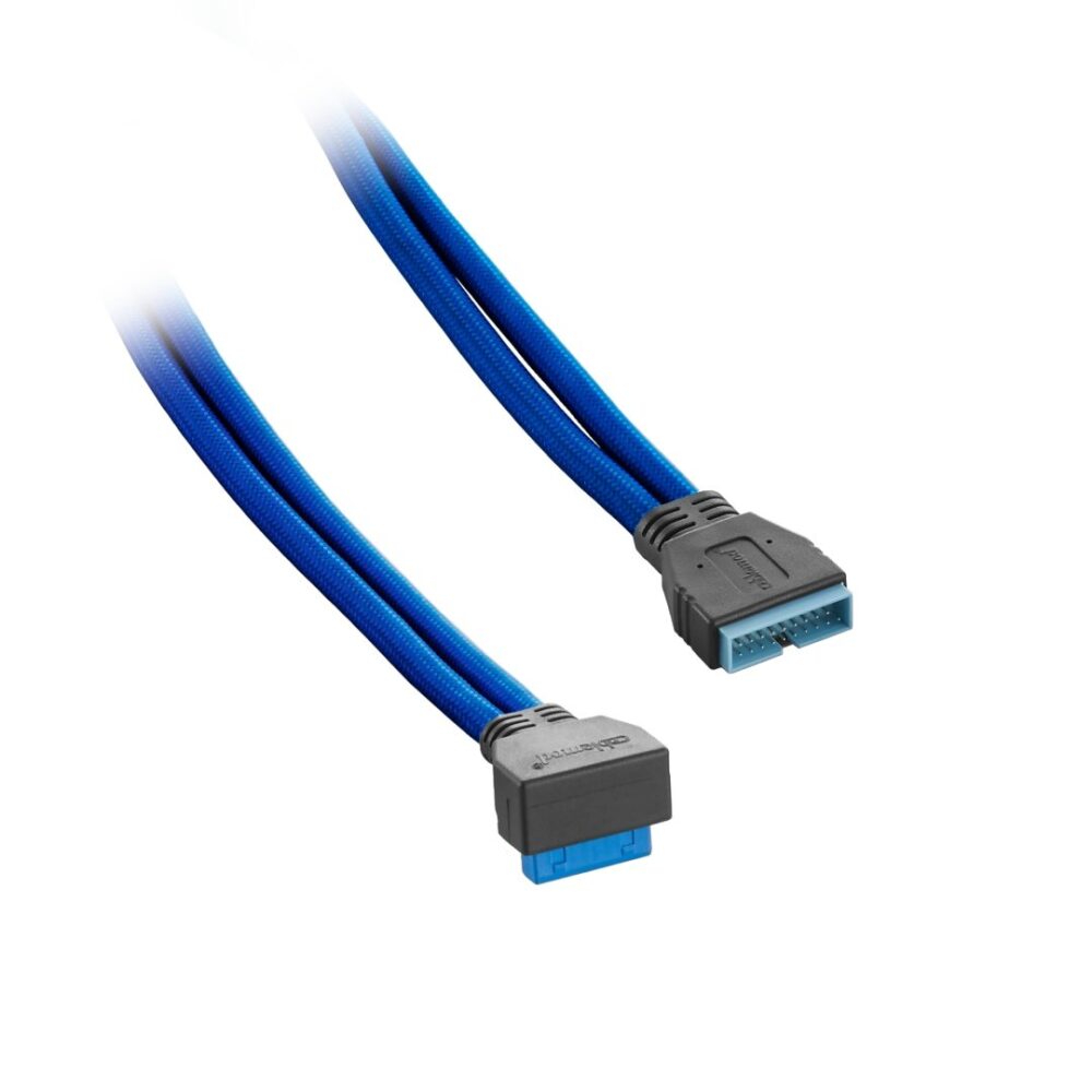 CableMod ModMesh Right Angle Internal USB 3.0 50cm – Blue – CableMod