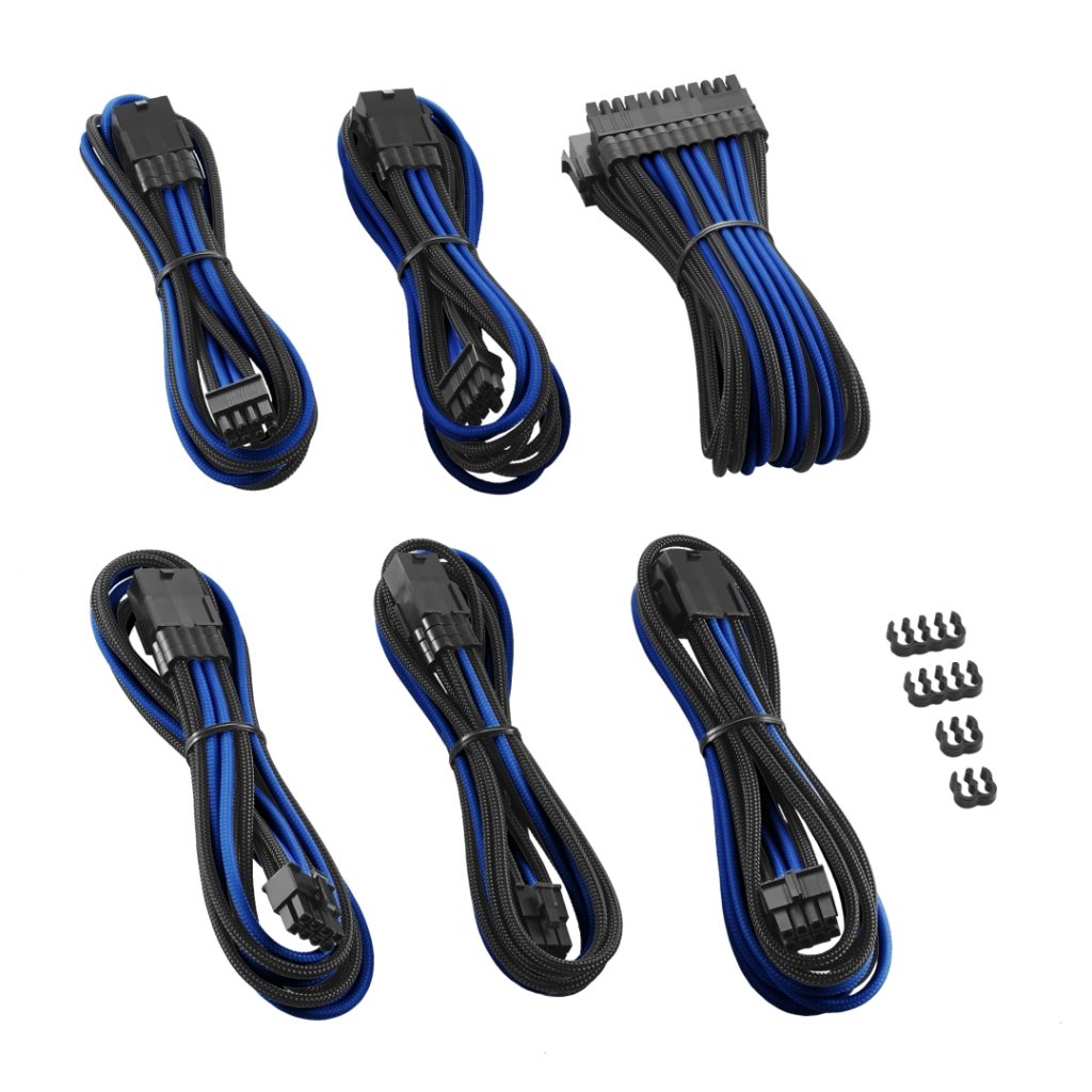 CableMod PRO ModMesh Cable Extension Kit - BLACK / BLUE