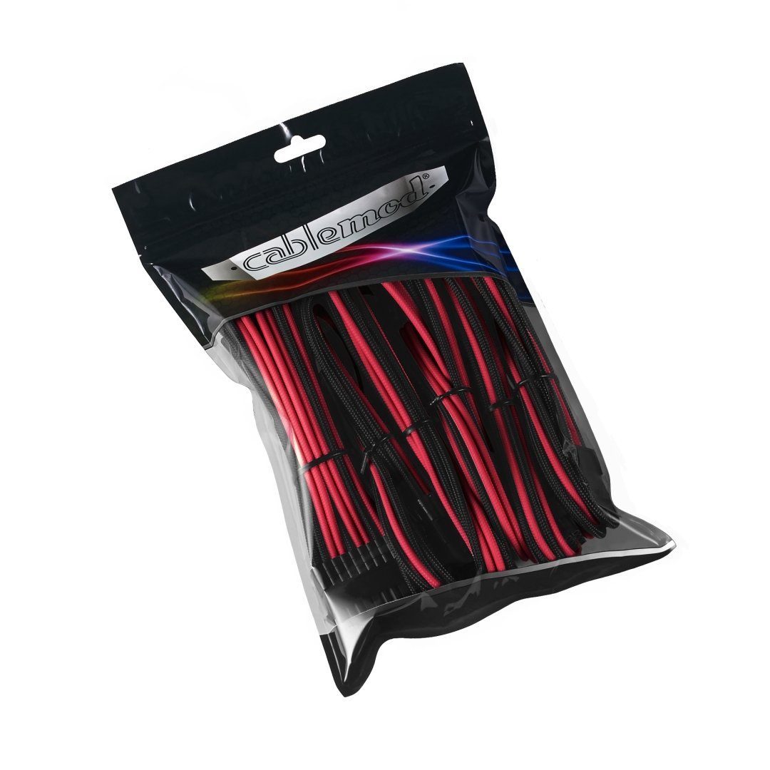 CableMod PRO ModMesh Cable Extension Kit - BLACK / RED