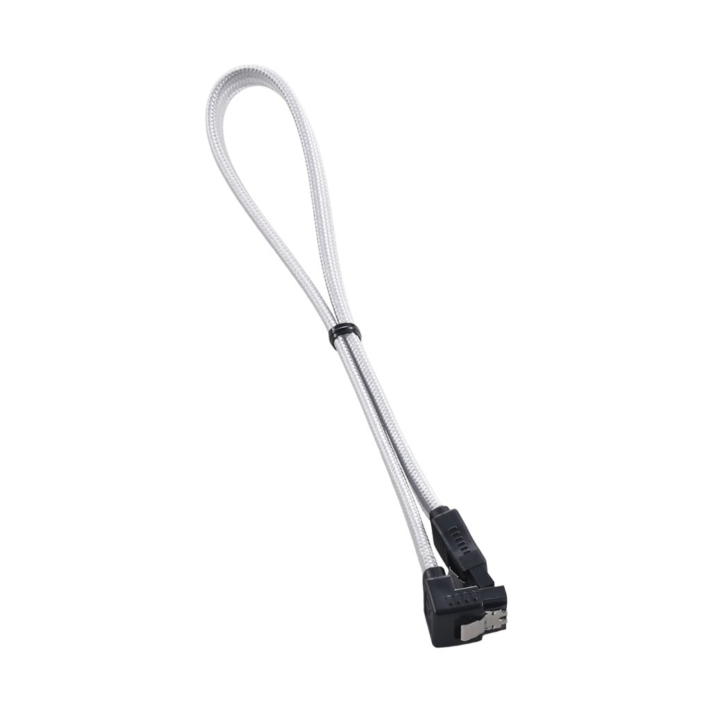 Cablemod Modflex Right Angle Sata 3 Cable 30cm White 7387