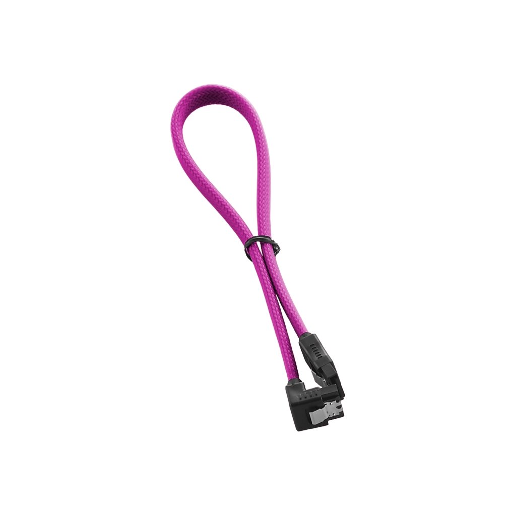 CableMod ModMesh Right Angle SATA 3 Cable 30cm - Pink