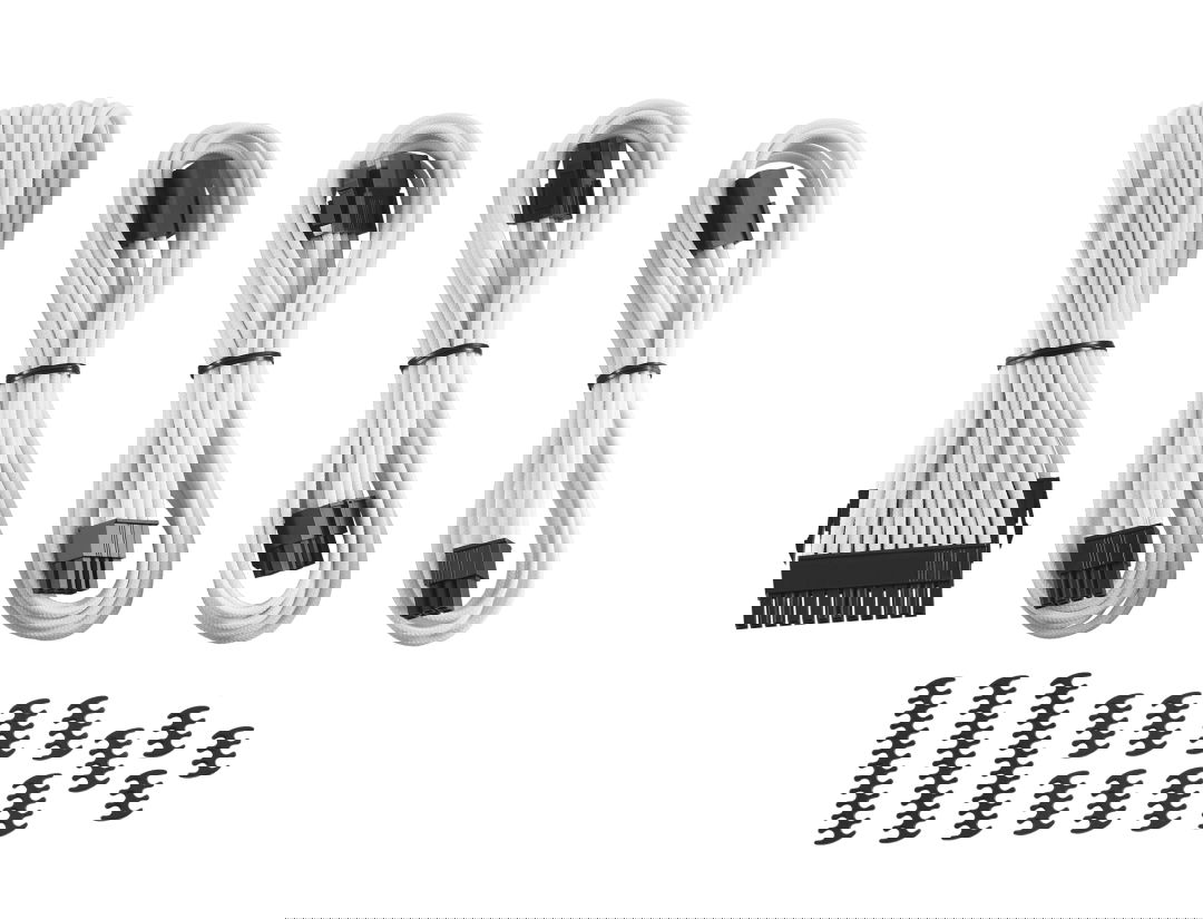 CableMod Classic ModMesh Cable Extension Kit - 8+6 Series - WHITE